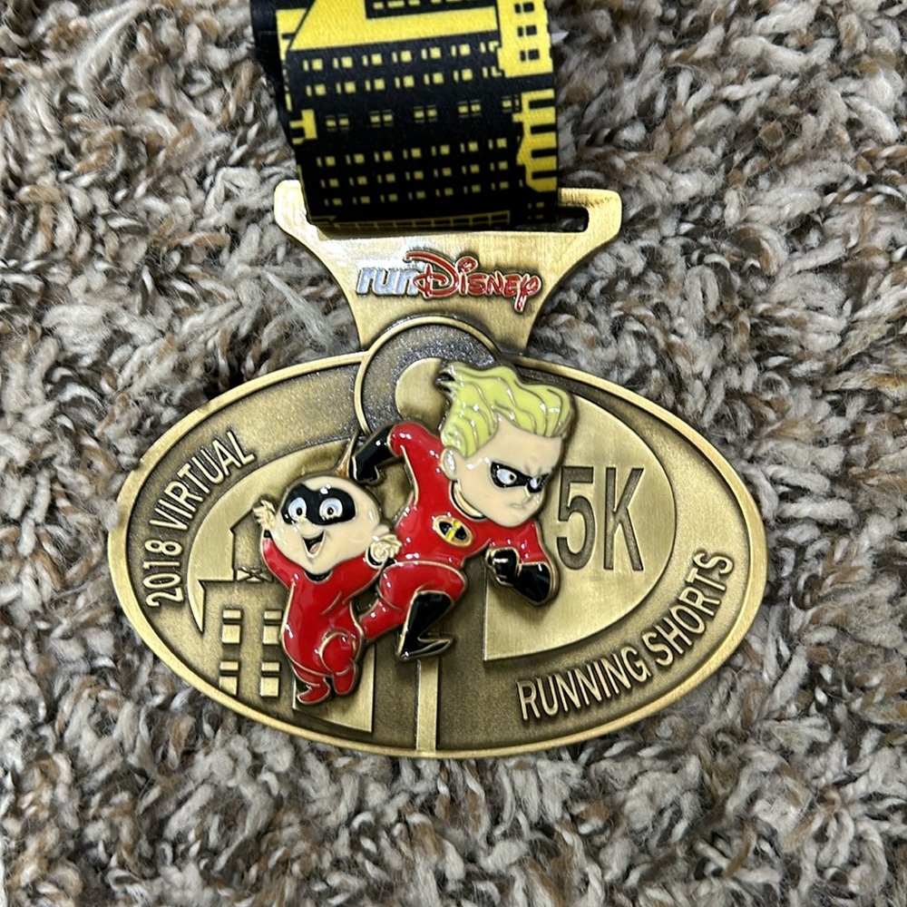 2018 Rundisney Virtual Series Incredibles 5k Jack Jac… - Gem